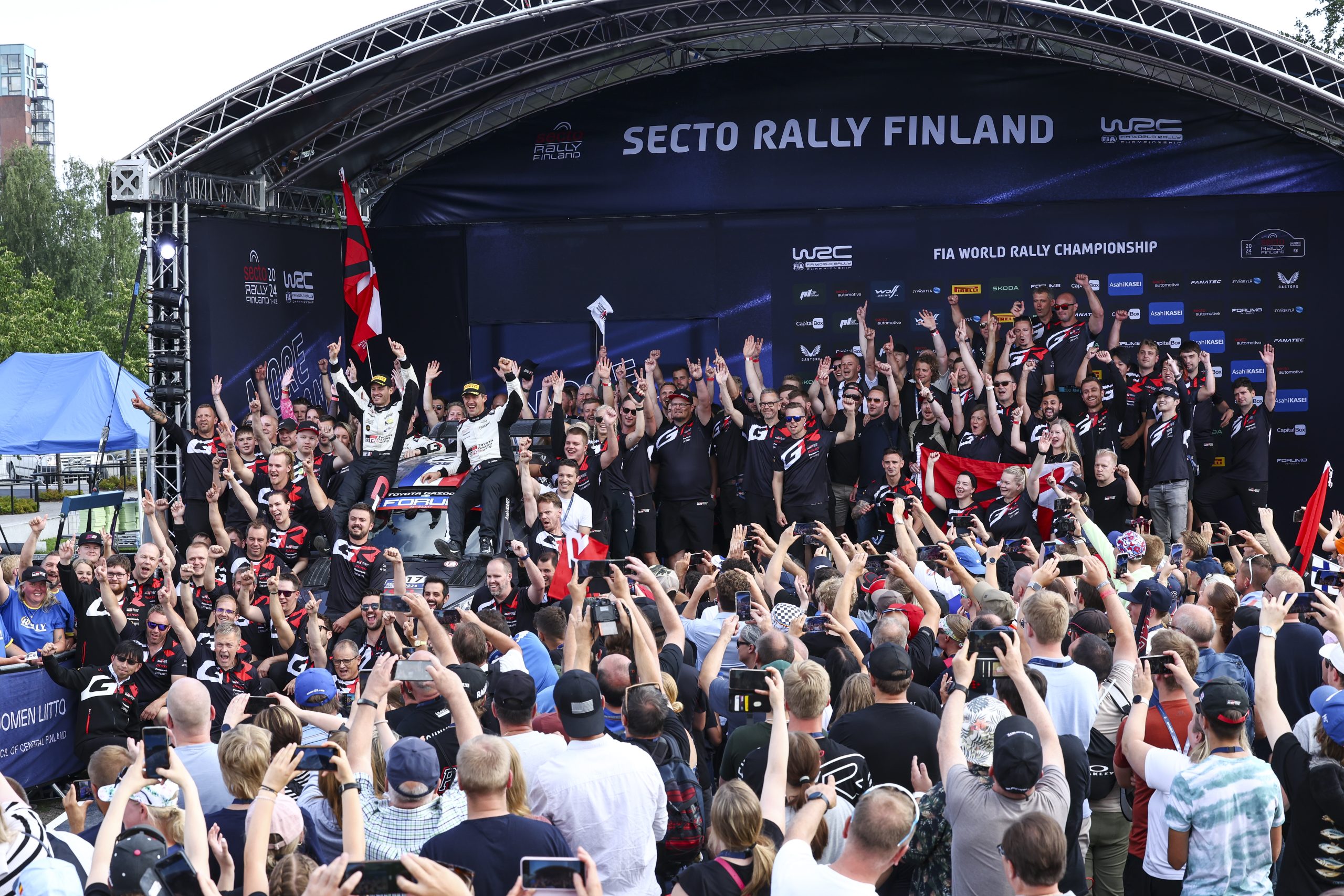 Secto Rally Finland 2024 – Podium Paviljonki – Secto Rally Finland